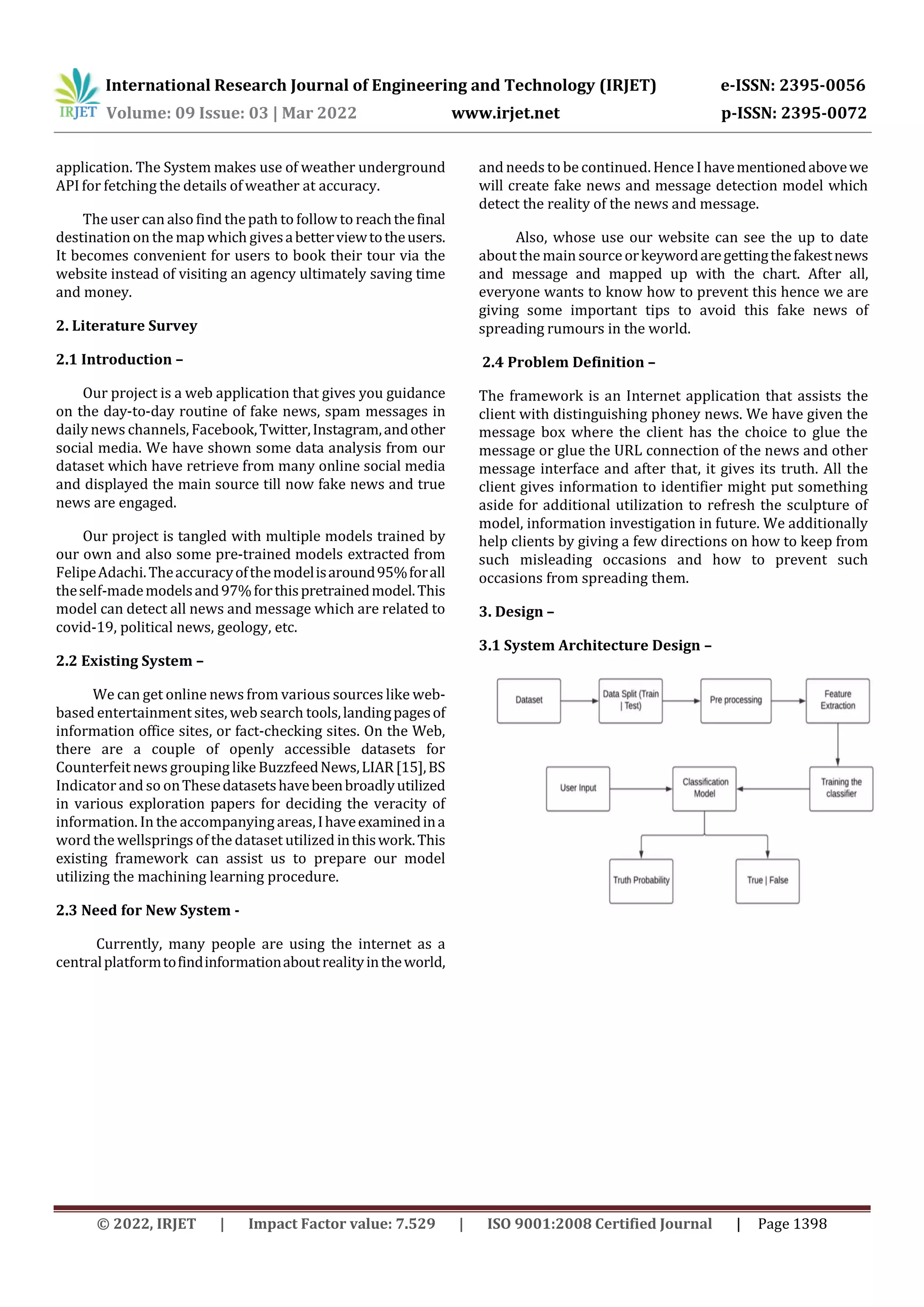 Fake News and Message Detection | PDF