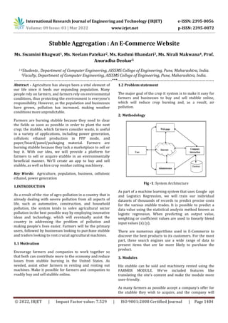 Stubble Aggregation : An E-Commerce Website | PDF