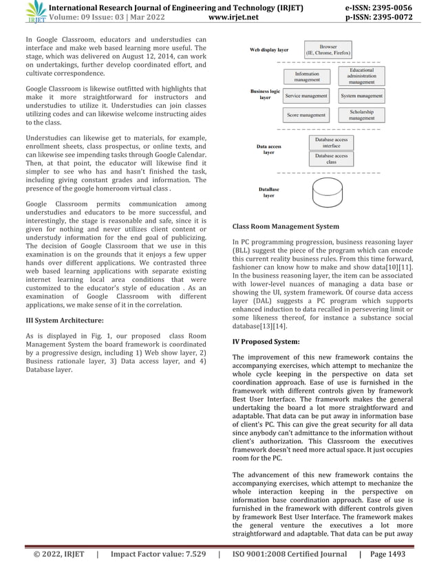 CLASS ROOM MANAGEMENT SYSTEM | PDF | Web Development | Internet
