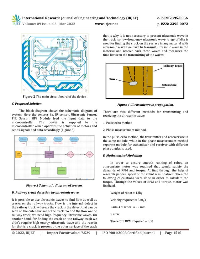 Design and Development of Device Used for Detection of Cracks on Railway Tracks | PDF