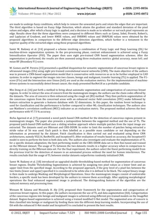 A Comprehensive Study on the Phases and Techniques of Breast Cancer ...