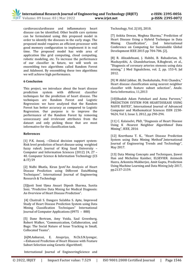 Heart Disease Prediction using Machine Learning Algorithms | PDF