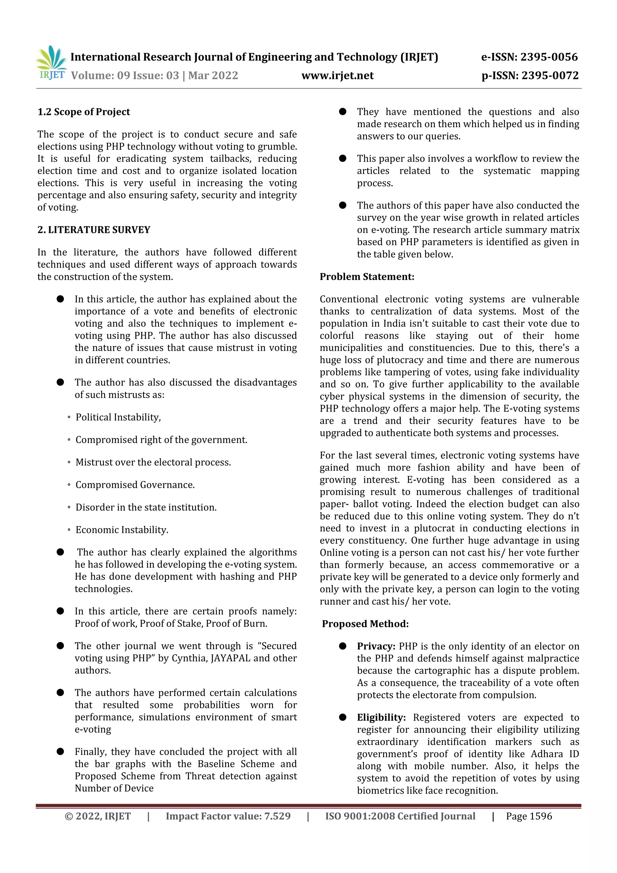 E-VOTING SYSTEM | PDF