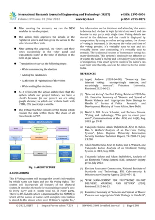 E-VOTING SYSTEM | PDF