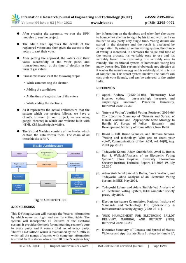 E-VOTING SYSTEM | PDF | Internet | Computing
