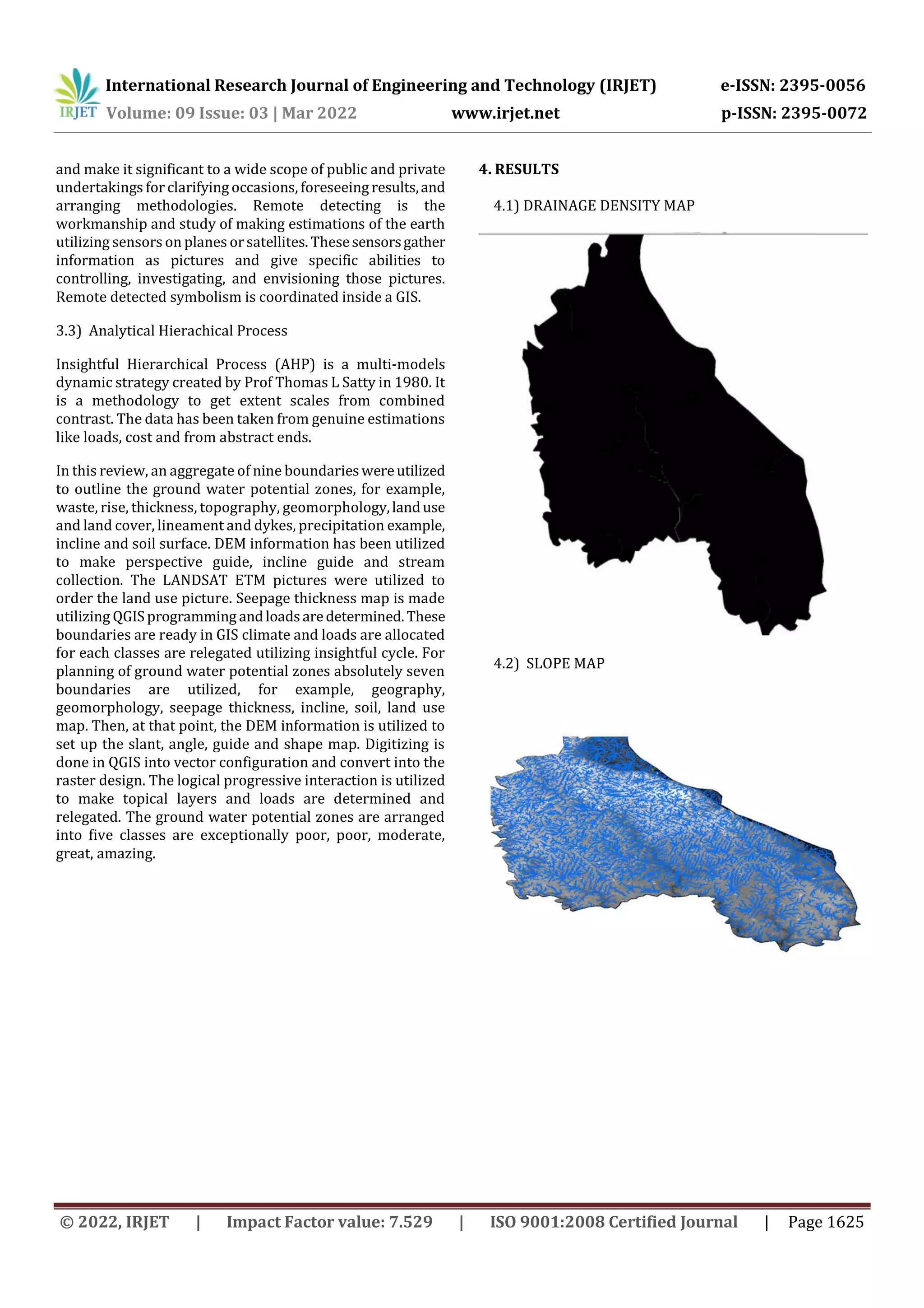 Demarcation of Ground Water Potential Zone of Kanpur City | PDF