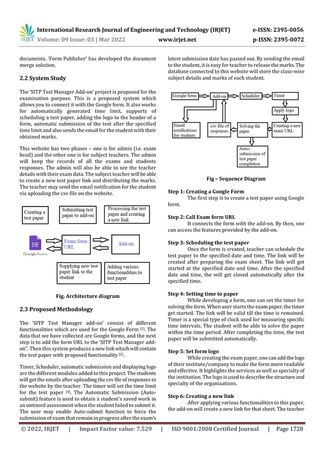 ‘SITP Test Manager’ Add-On for Google Form | PDF
