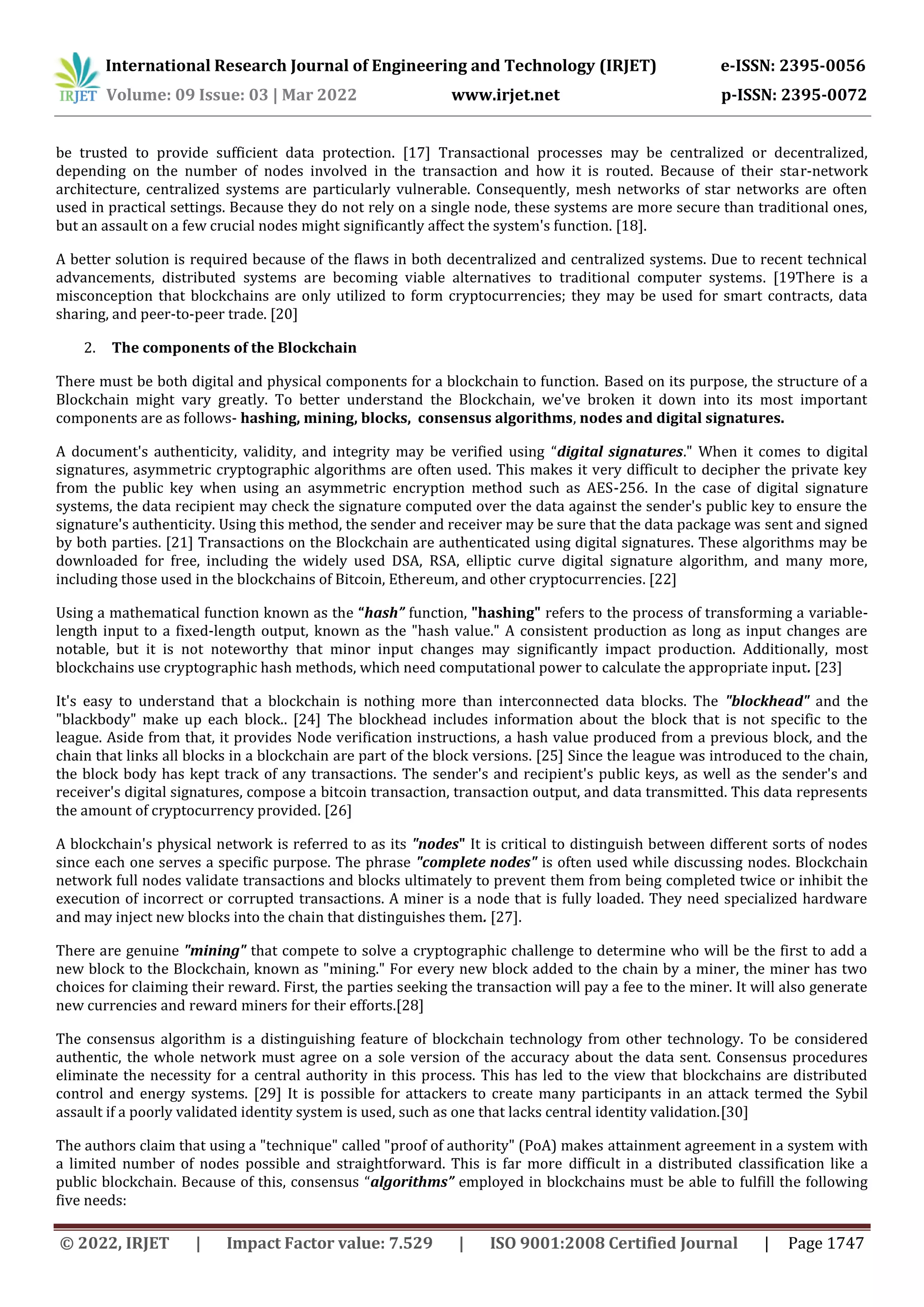 Blockchain Technology- A Conceptual Overview | PDF