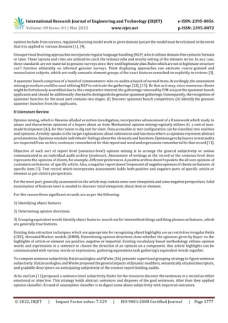 Identifying Malicious Reviews Using NLP and Bayesian Technique on ...