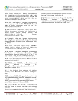 Two-way Load Flow Analysis using Newton-Raphson and Neural Network ...