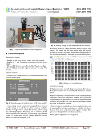 Face Recognition based Smart Attendance System Using IoT | PDF