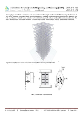 Analysis Of Earthquake Resistant Structure By Base Isolation Method | PDF