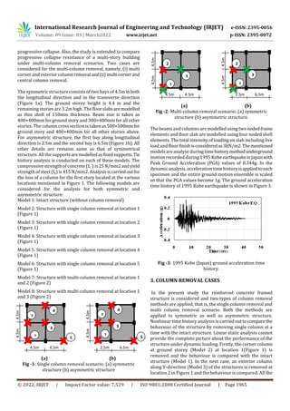 Seismic Response of RCC Building under Column Removal Scenario | PDF