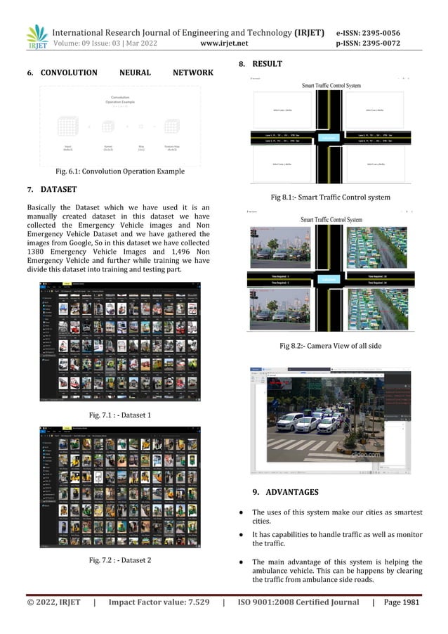 Smart Traffic System using Machine Learning | PDF