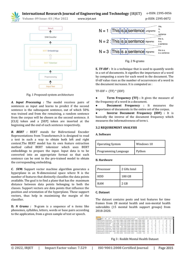 Depression Prediction using BERT and SVM | PDF | Mental Health ...