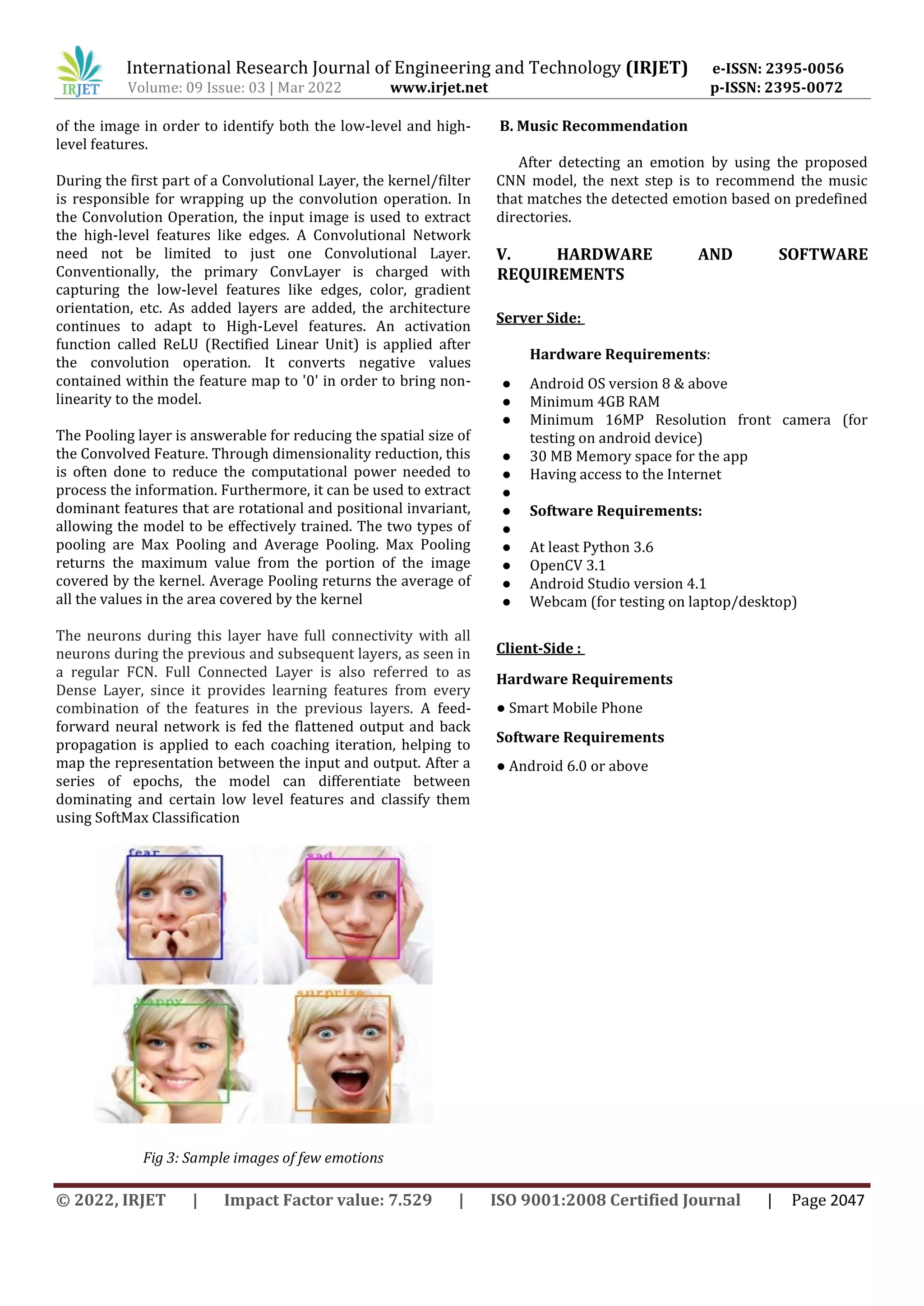 Music Recommendation Through Face Recognition And Emotion Detection
