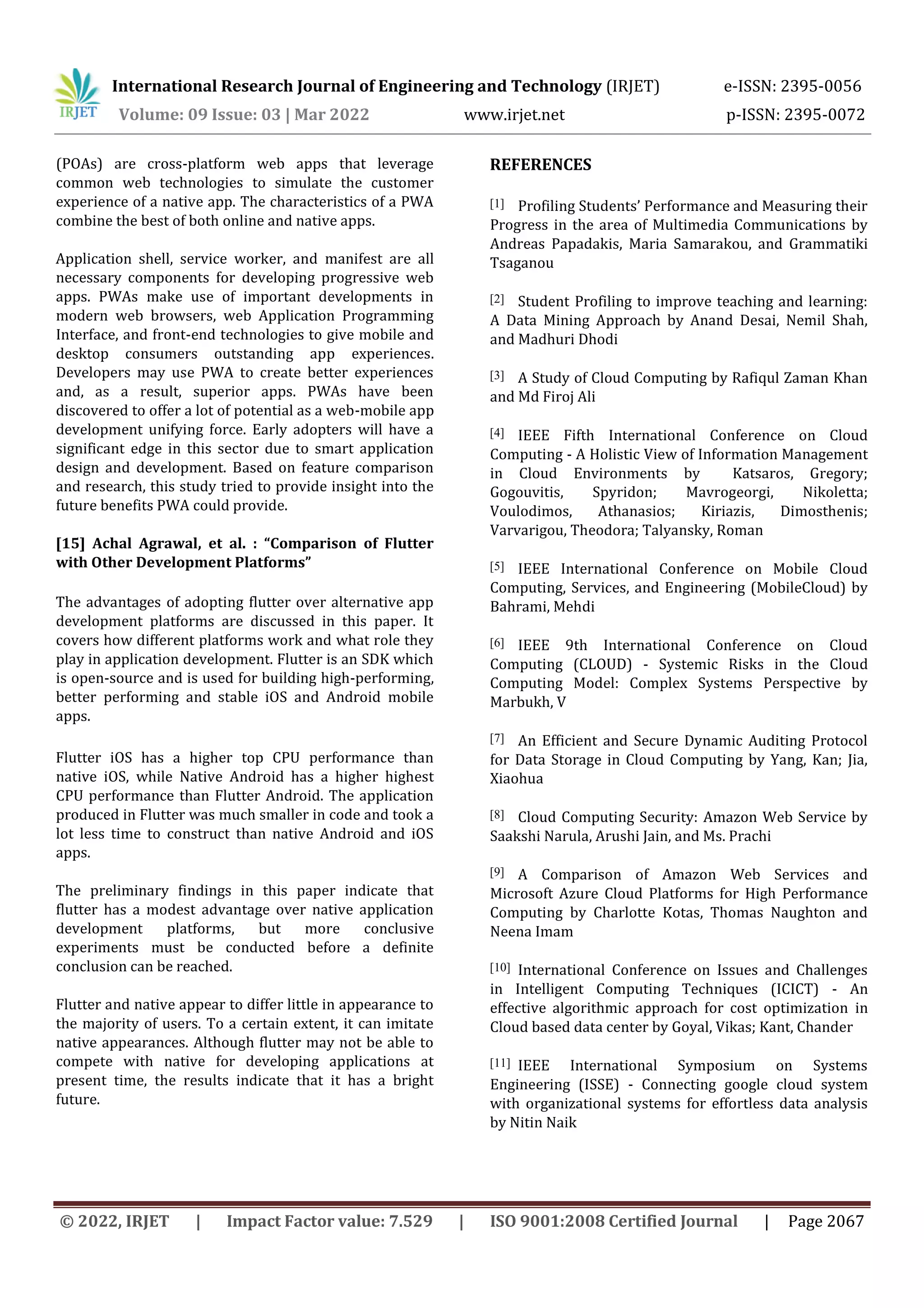 A Literature Survey on Student Profile Management System | PDF