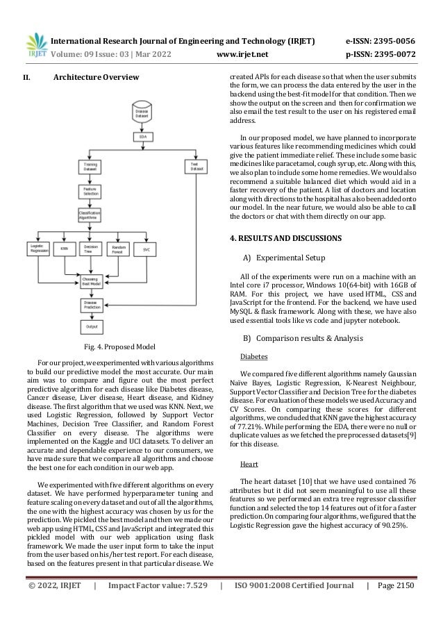 Disease Prediction System using Machine Learning | PDF