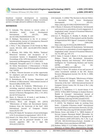 A Survey on Online Campus Job Recruitment System | PDF | Resume Writing and Advice | Job Search