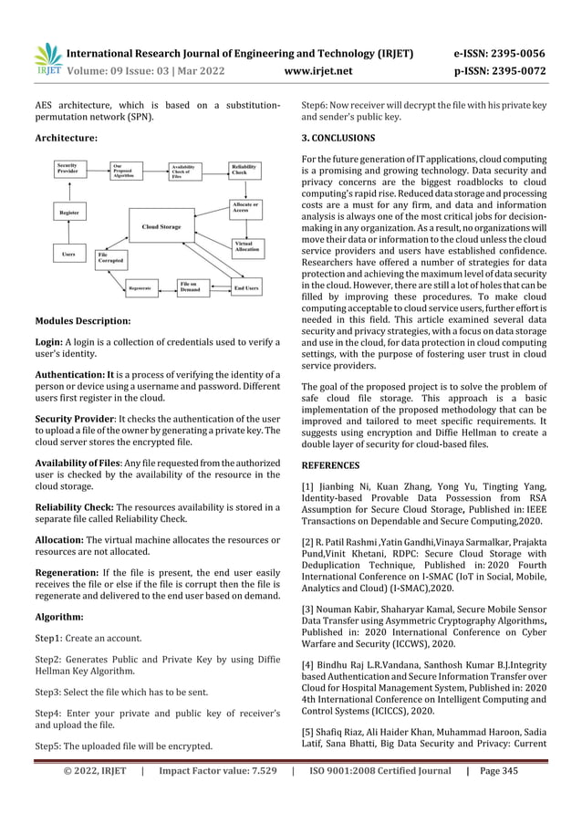 SECURE DATA TRANSFER BASED ON CLOUD COMPUTING | PDF