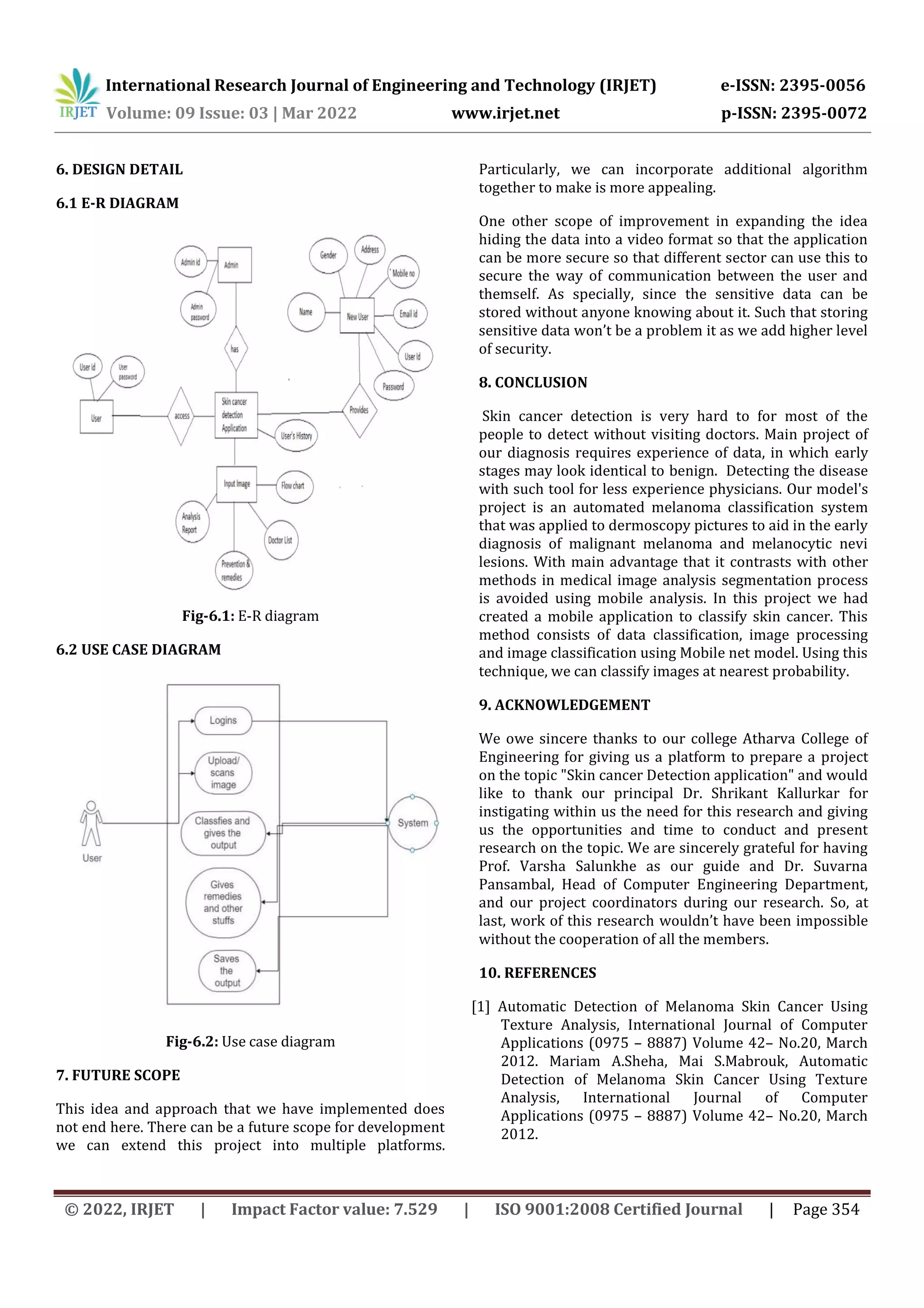 Skin Cancer Detection Application | PDF