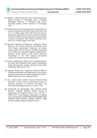 Skin Cancer Detection Application | PDF