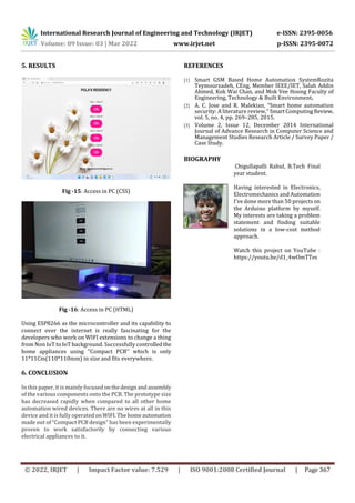 DESIGN AND ASSEMBLY OF COMPACT PCB FOR HOME AUTOMATION | PDF