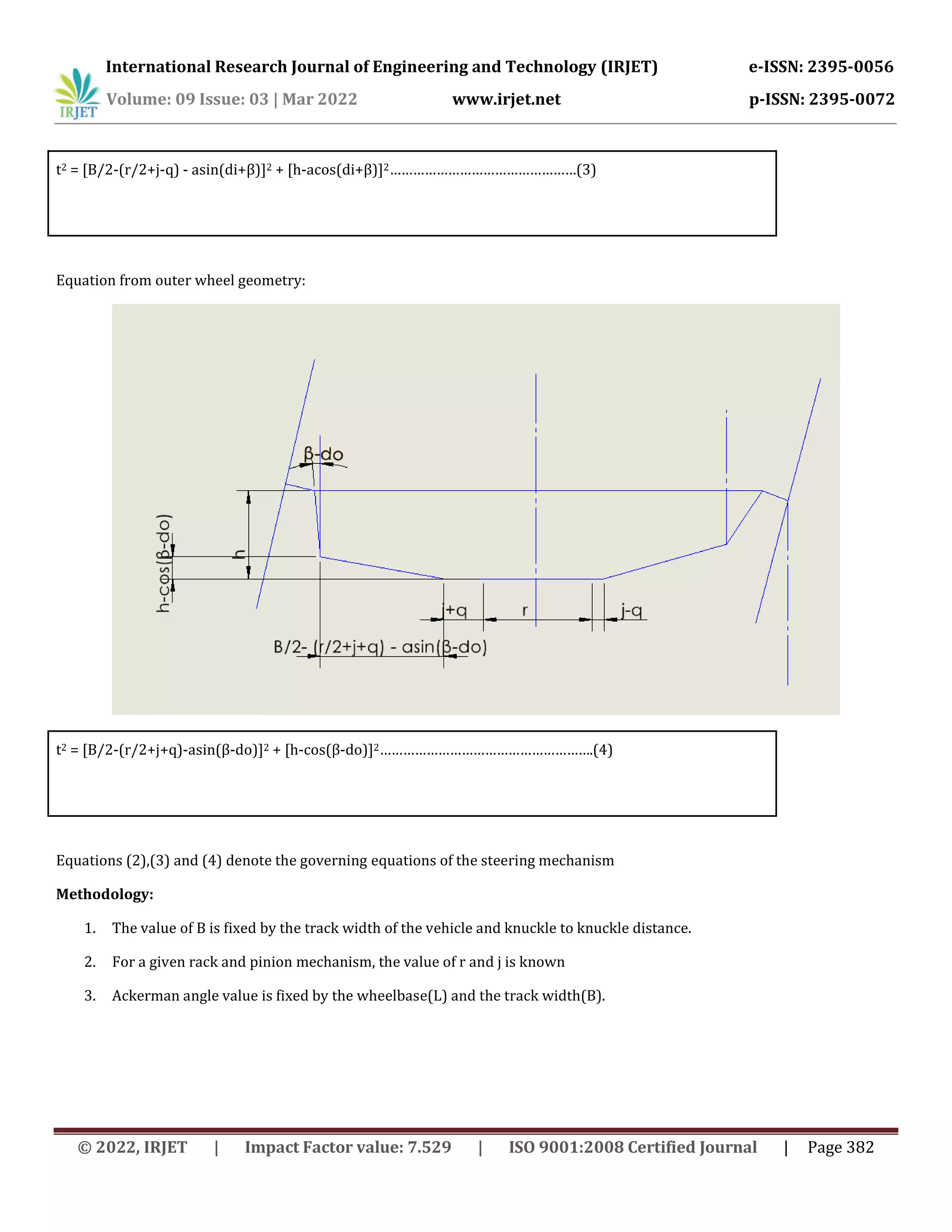 Mathematical Modeling and Design of a Rack and Pinion Steering ...