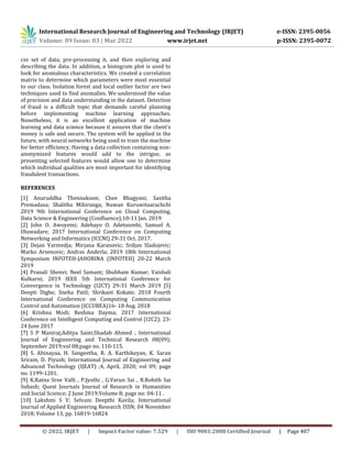 A Comparative Study on Credit Card Fraud Detection | PDF