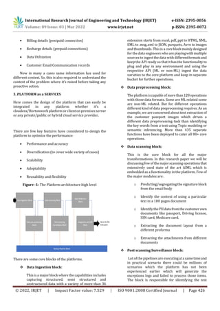 Autonomous Platform with AIML Document Intelligence Capabilities to ...