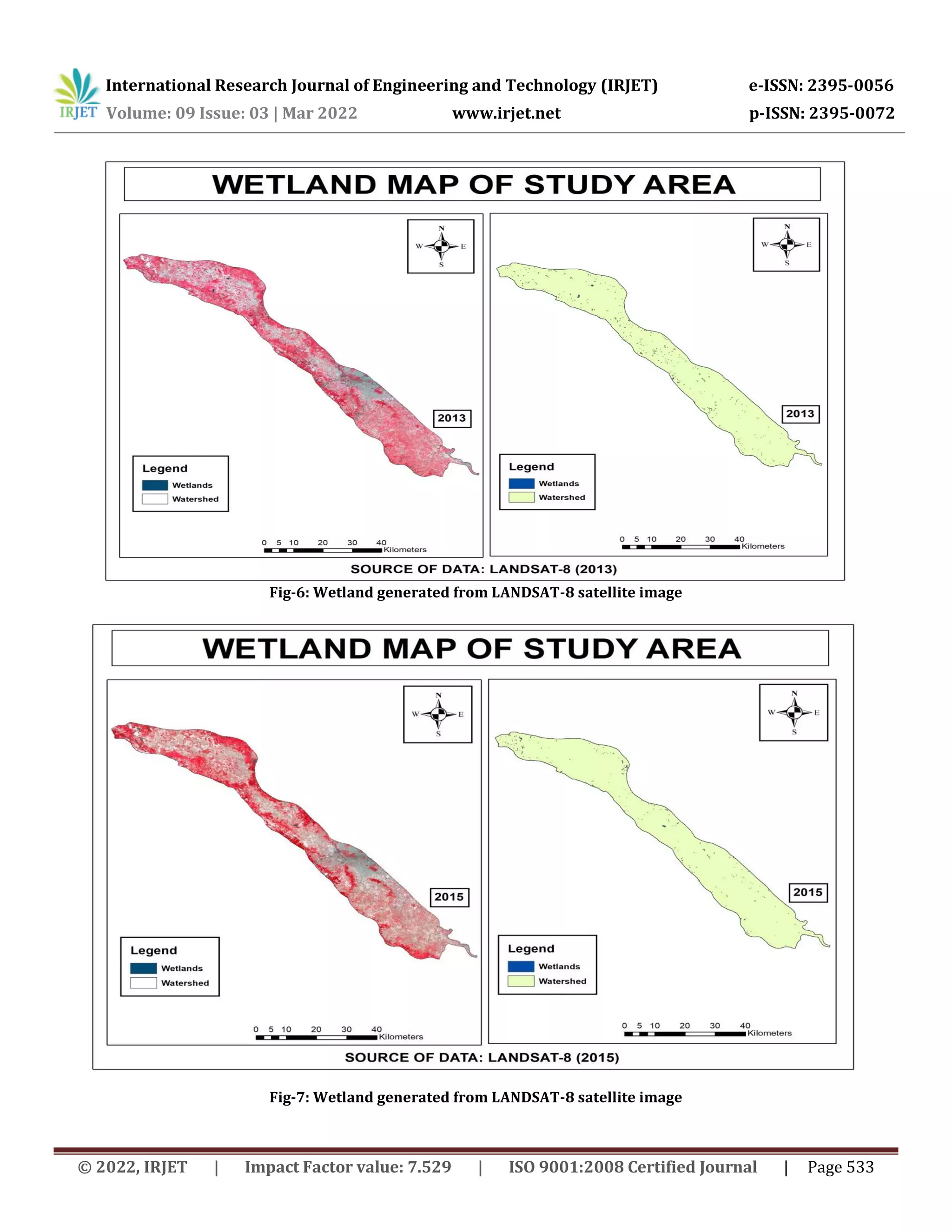 MONITORING OF WETLANDS IN PANDU RIVER SUBWATERSHED UTTAR PRADESH USING REMOTE SENSING AND GIS ...