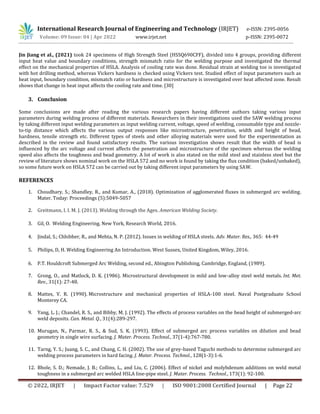 A REVIEW ON SUBMERGED ARC WELDING | PDF