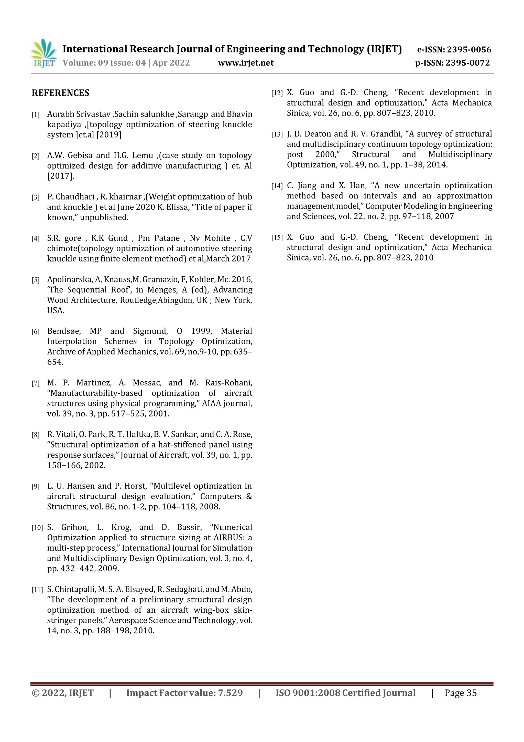 Topology Optimization of Student Car Steering Knuckle | PDF | Sports ...