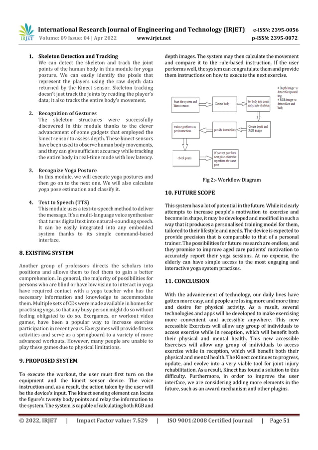 Virtual Yoga System Using Kinect Sensor | PDF | Physical Therapy | Wellness