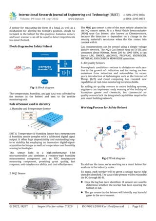 Smart Helmet for Industrial Workers Safety | PDF