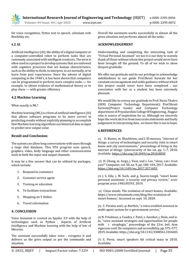 Virtual Personal Assistant | PDF | Consumer Electronics | Technology ...