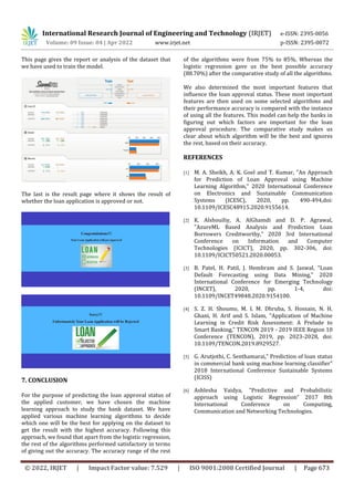 Loan Approval Prediction | PDF