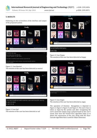 Moodify – Music Player Based on Mood | PDF
