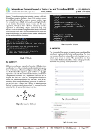 Parkinson Disease Detection Using XGBoost and SVM | PDF