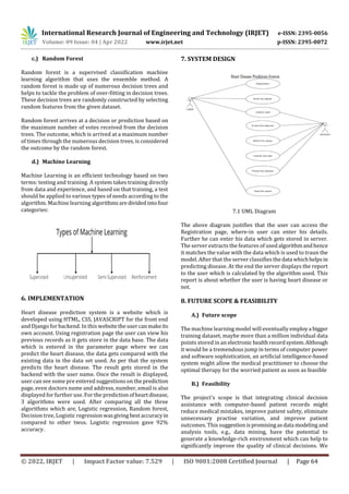 Predicting Heart Disease Using Machine Learning Algorithms. | PDF