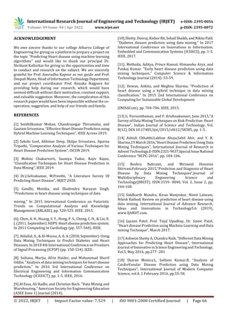 Predicting Heart Disease Using Machine Learning Algorithms. | PDF