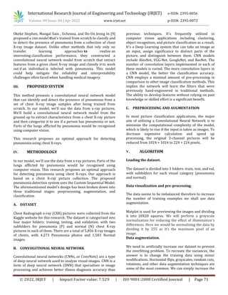 Pneumonia Detection System using AI | PDF