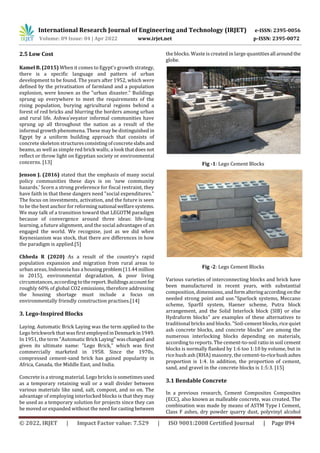 AN EXPERIMENTAL STUDY ON LEGO-INSPIRED BLOCKS: A REVIEW | PDF