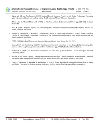 Study on the approaches of soil stabilization | PDF