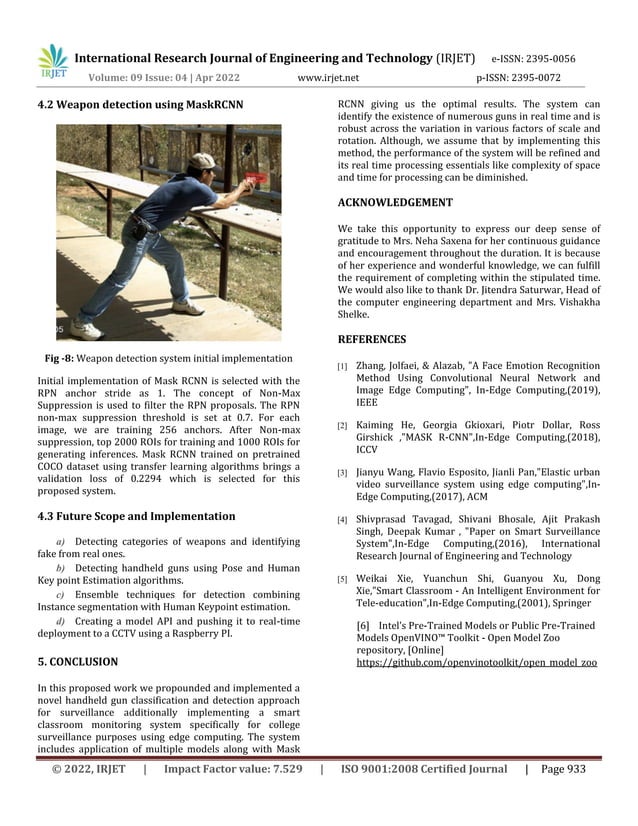 Improving AI surveillance using Edge Computing | PDF