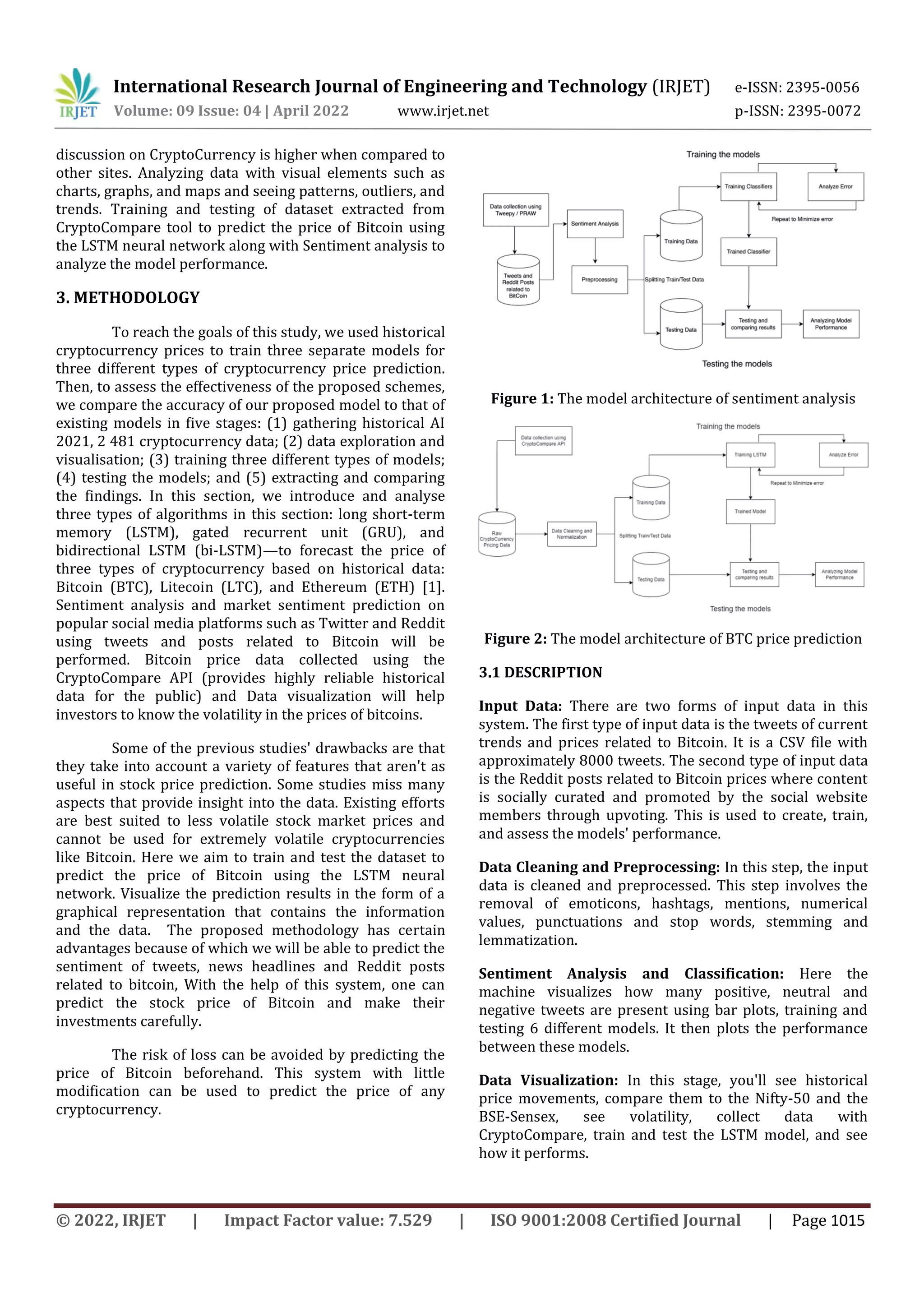 Bitcoin Price Prediction And Forecasting Pdf