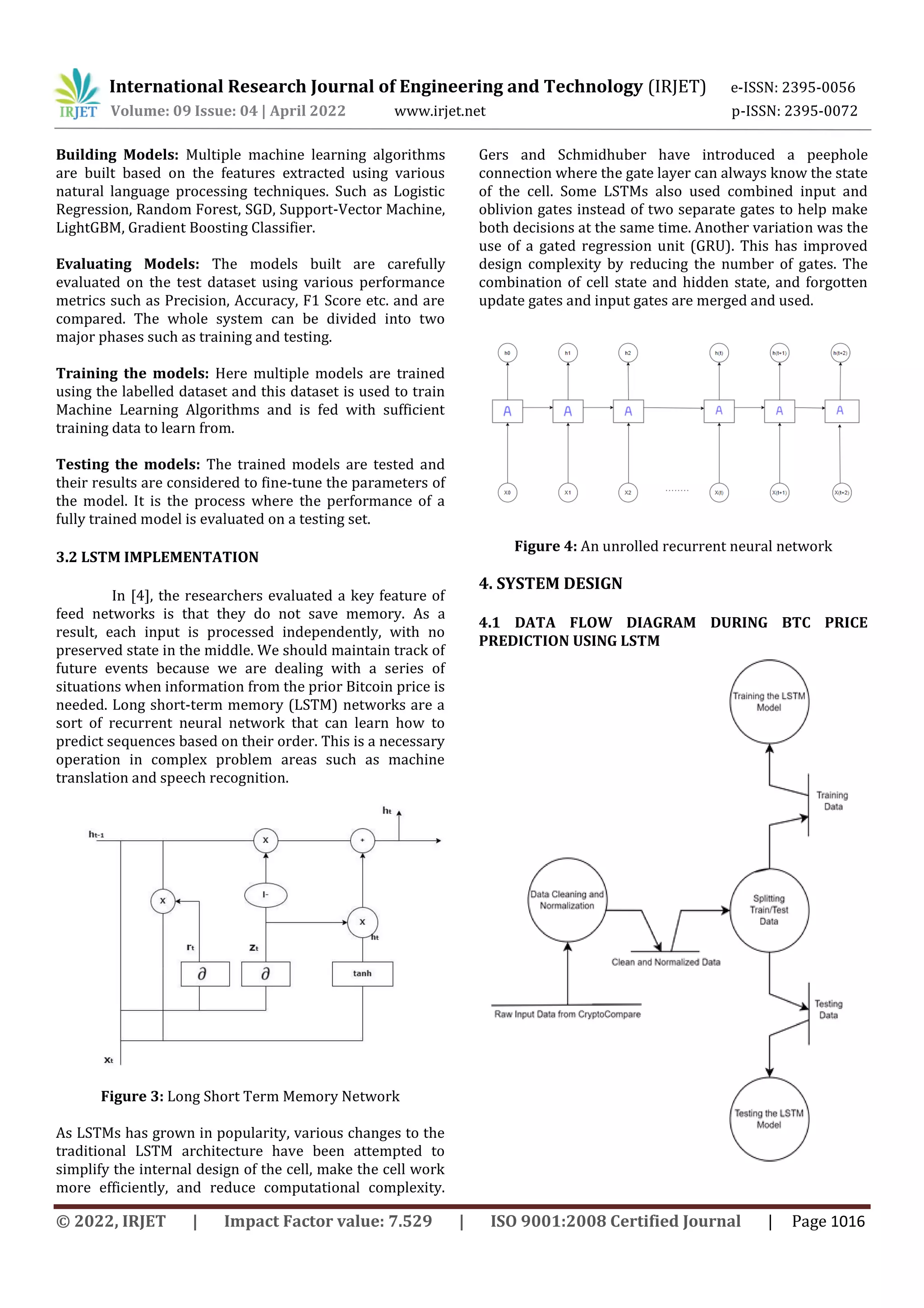 Bitcoin Price Prediction And Forecasting Pdf