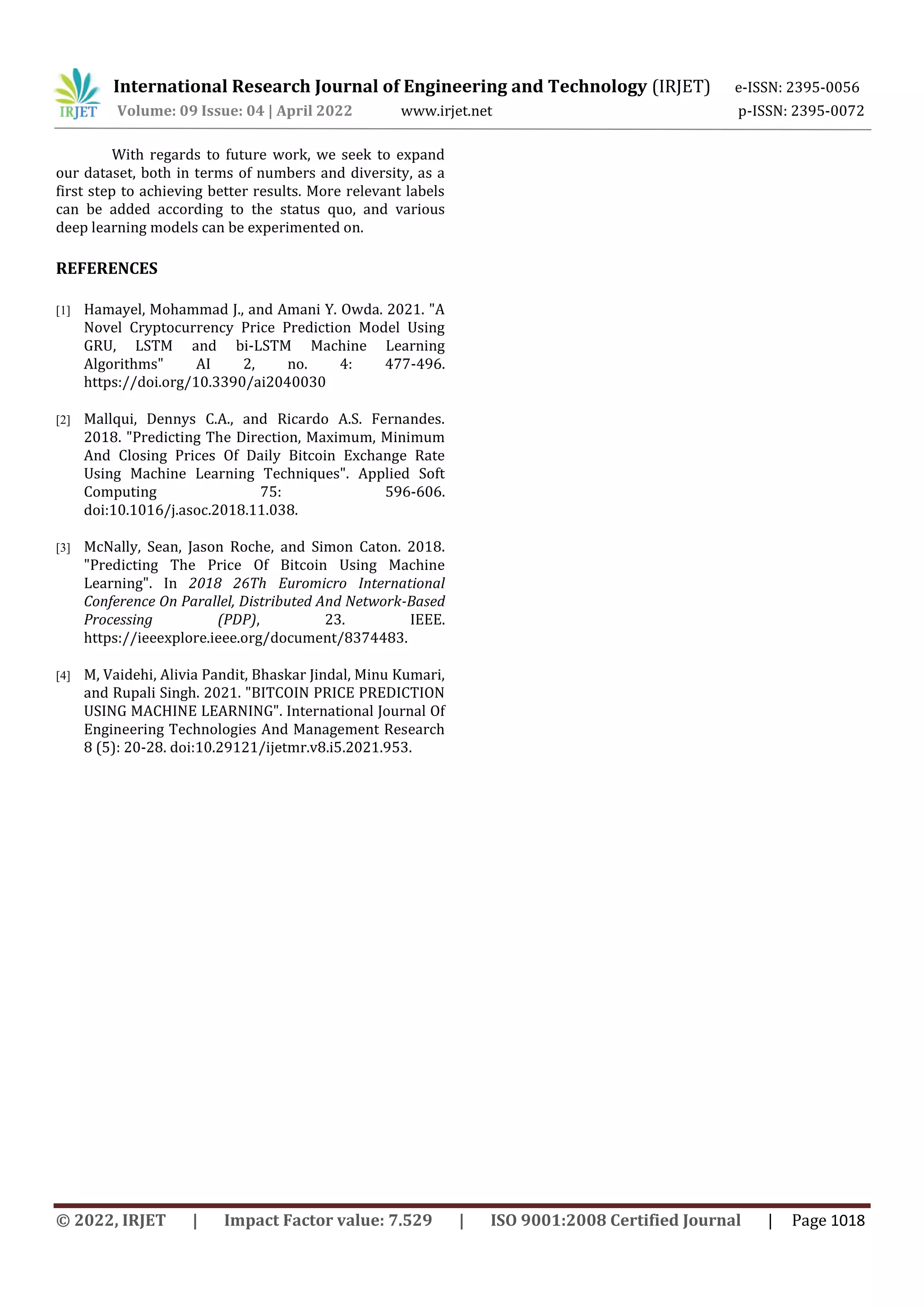 Bitcoin Price Prediction and Forecasting | PDF | Currencies | Economy
