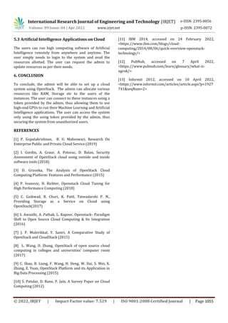 Creating a Cloud Architecture for Machine Learning and Artificial Intelligence Applications ...