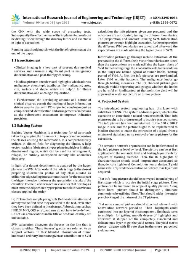 Lung Cancer Detection with Flask Integration | PDF